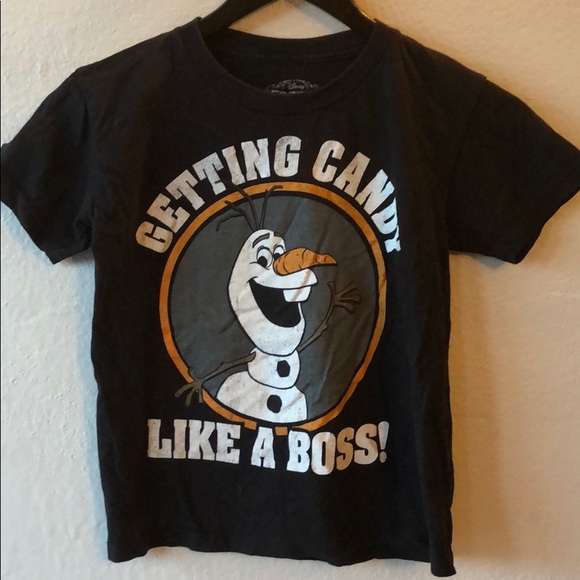 Disney | Shirts & Tops | Disney Frozen Olaf Getting Candy Like A Boss ...